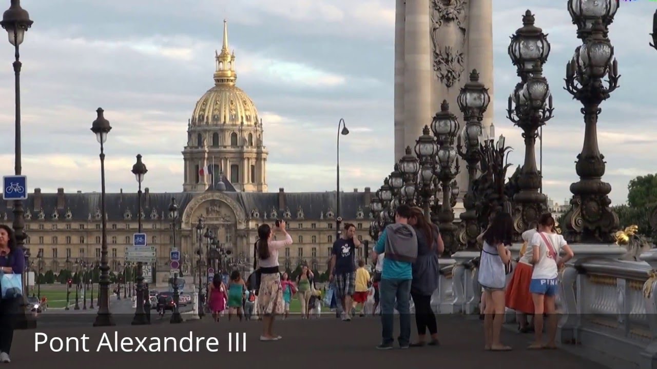 Places to see in ( Paris - France ) Pont Alexandre III - Alexander ...
