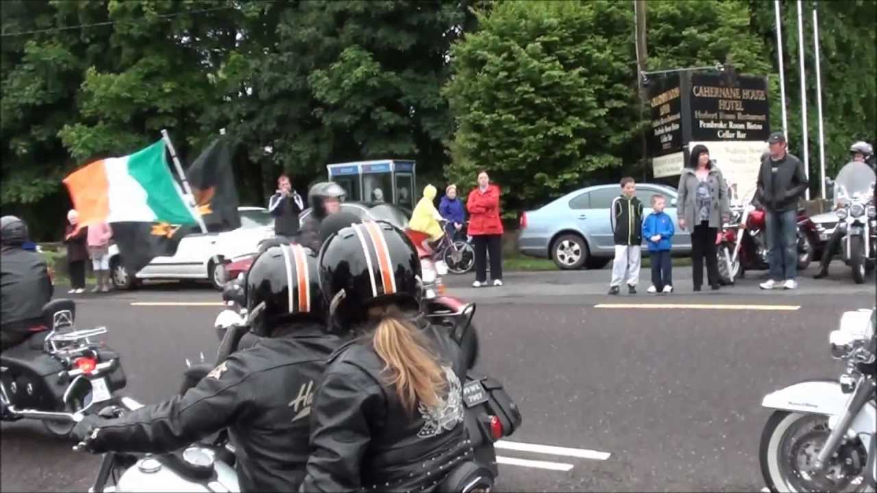 Harley & Kawasaki Ride to Killarney Bike Fest 2012 & Bike Parade (Full ...
