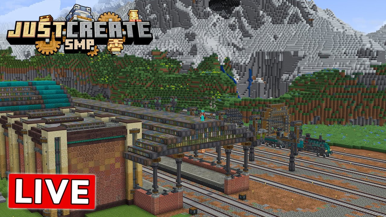 TRAIN Warehouse :: Just Create SMP Minecraft Survival - YouTube