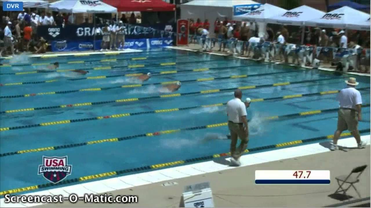 Marcus Schlesinger Vs Michael Phelps 100 Butterly - YouTube