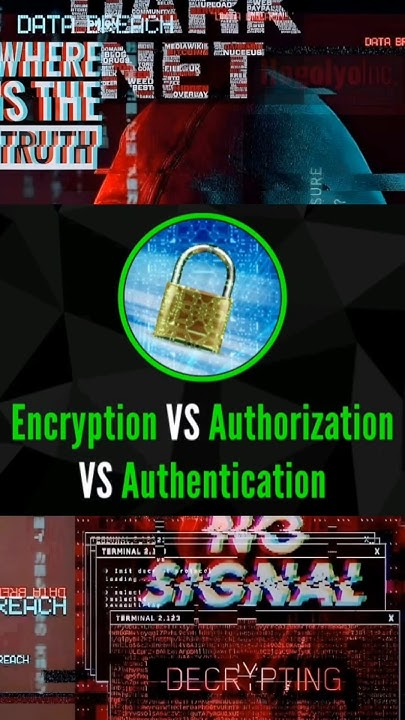 Encryption Vs Authorization Vs Authentication..#ytshorts #youtubeshorts #encryption # ...