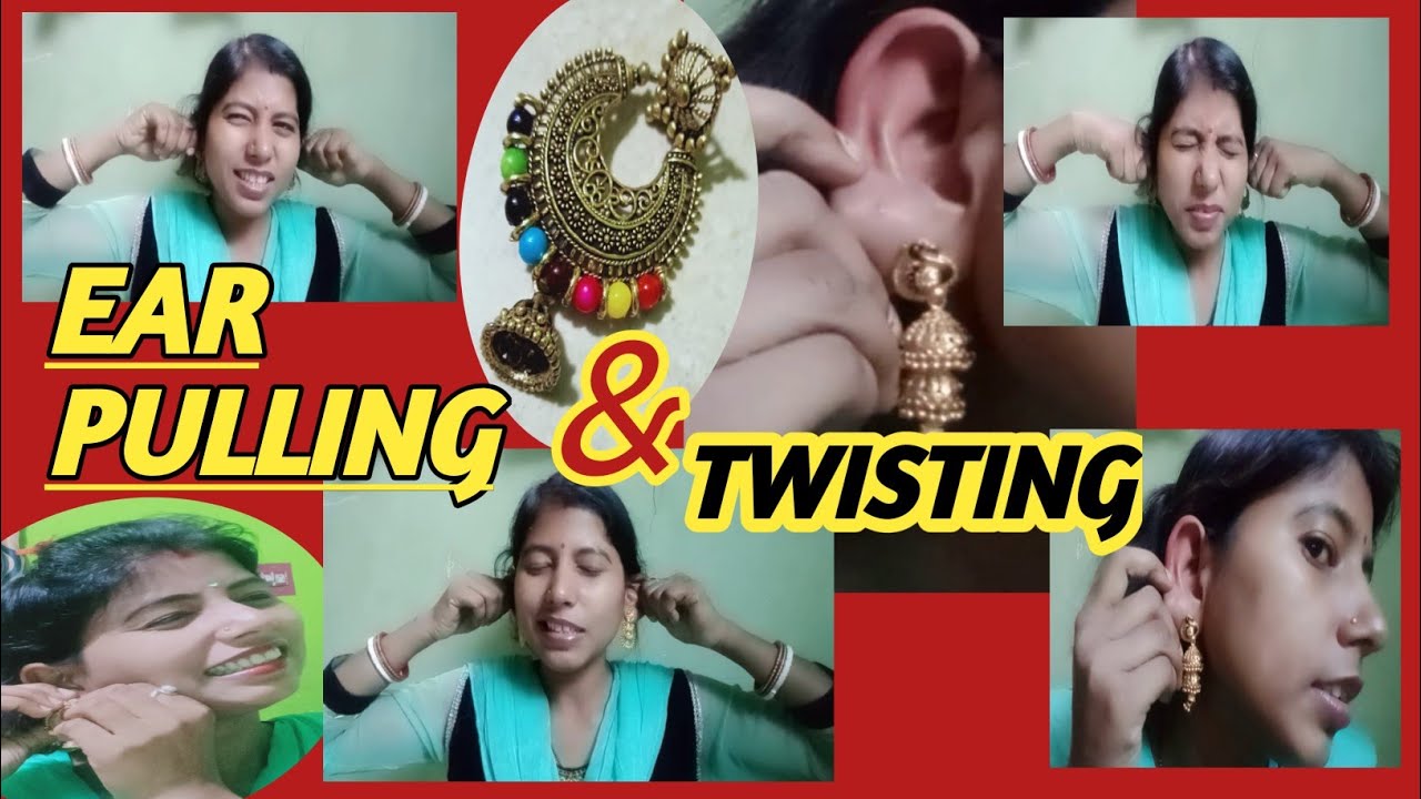 Most requested challenge vedio//omg😱ear pulling & twisting with 6 ...