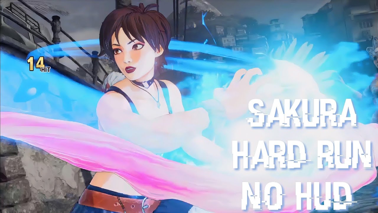 Street Fighter 5 Sakura SF4 Hard Run - YouTube
