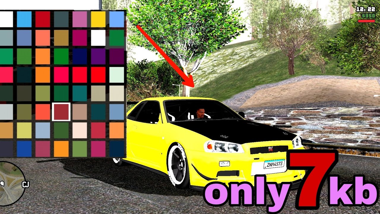 NEW CAR COLORS🔥 for GTA SA ANDROID || ARU || - YouTube