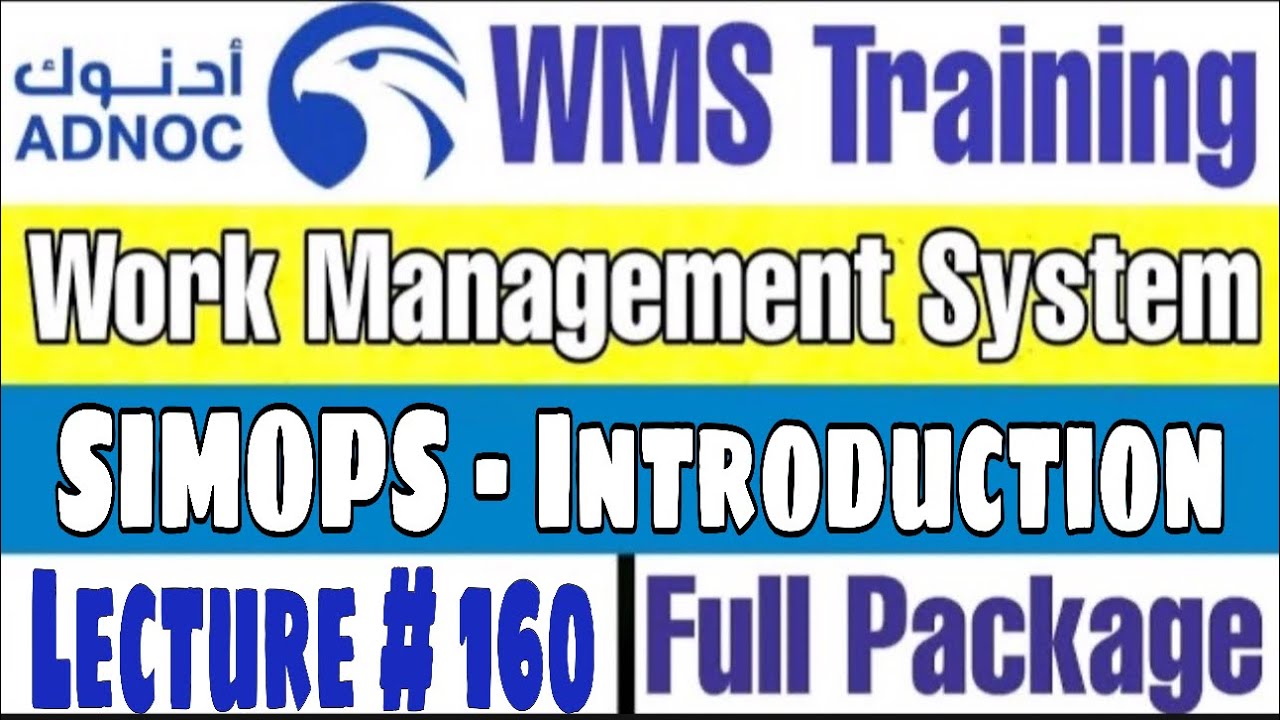 SIMOPS Introduction as per ADNOC WMS | Lecture # 160 - YouTube