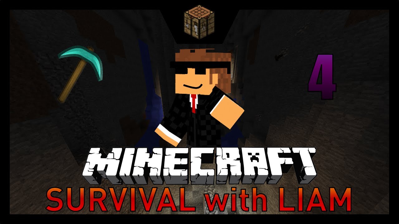 Minecraft Survival with Liam #4- Perfect Luck! - YouTube