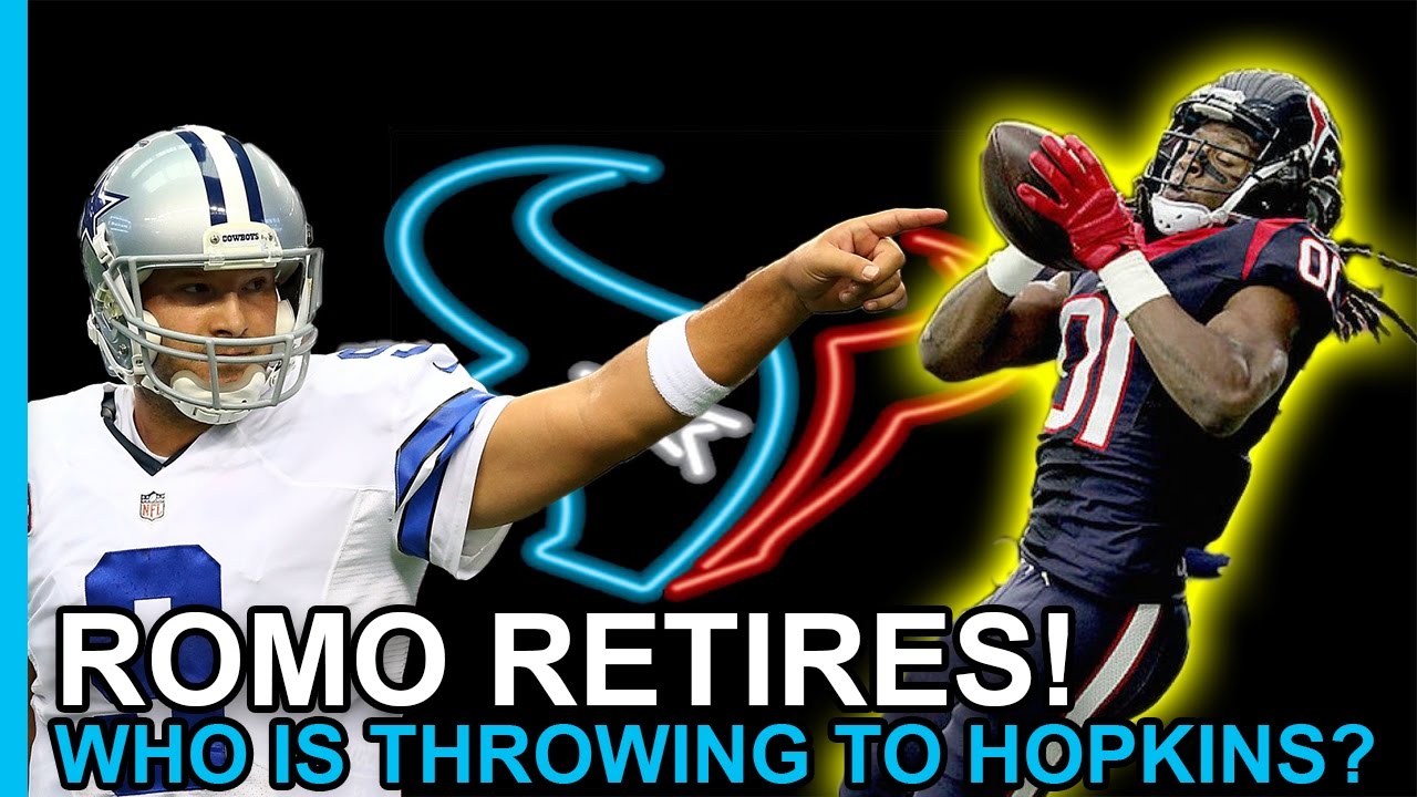 Tony Romo Retires!!! What Do The Texans DO NOW!?!?! - YouTube