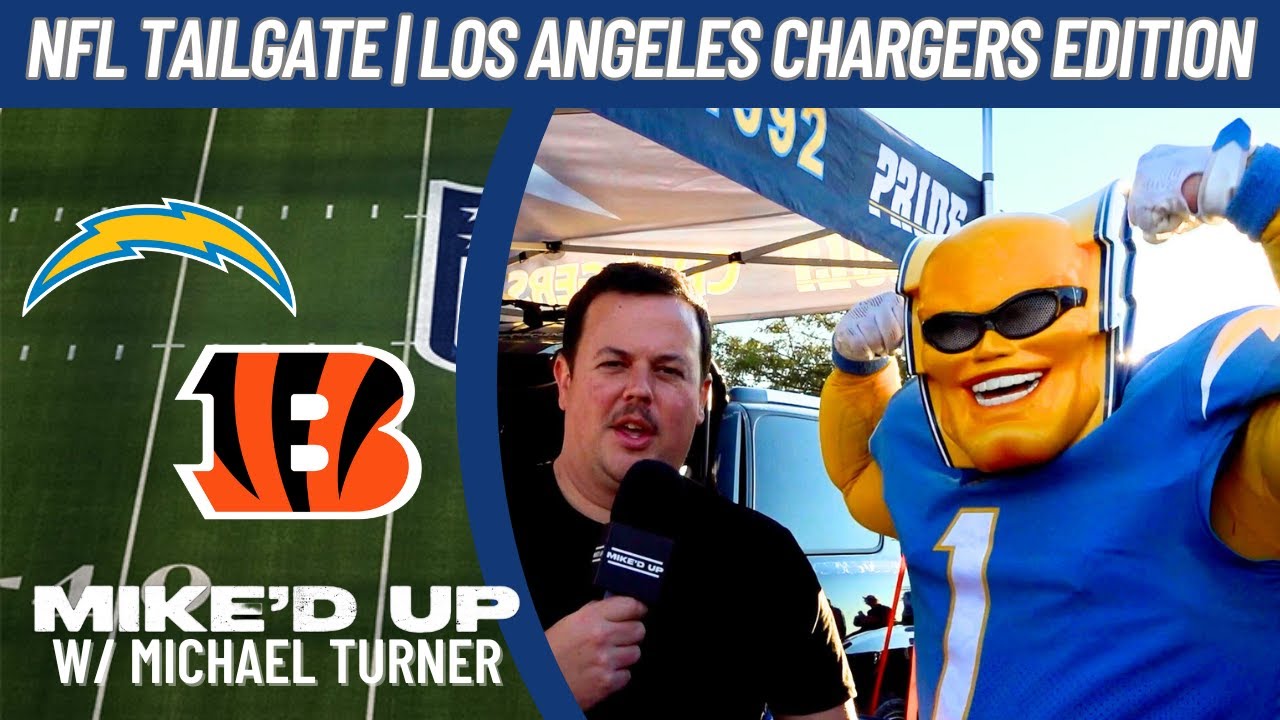 LA Chargers fans dominate the tailgate before dominating the Bengals ...