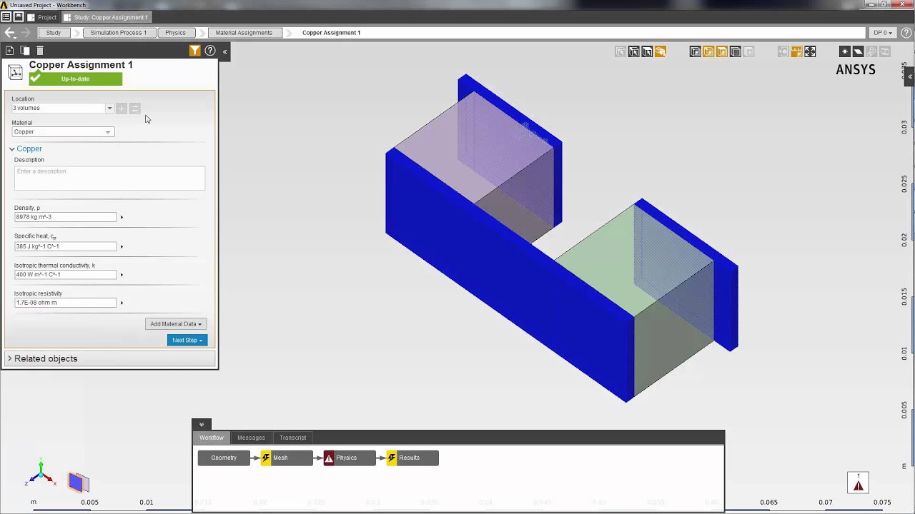 ANSYS AIM Thermal Electric Conduction Overview - YouTube