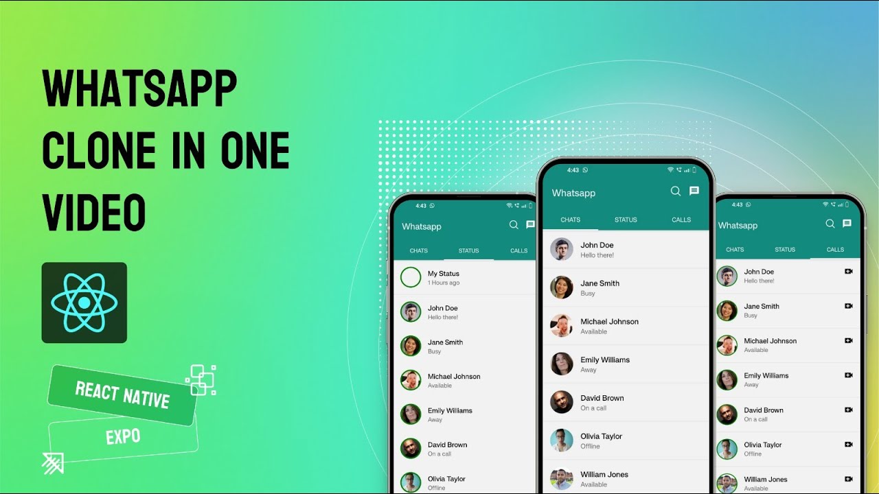 Let's Build the WhatsApp with REACT NATIVE for Beginners Mobile App ...