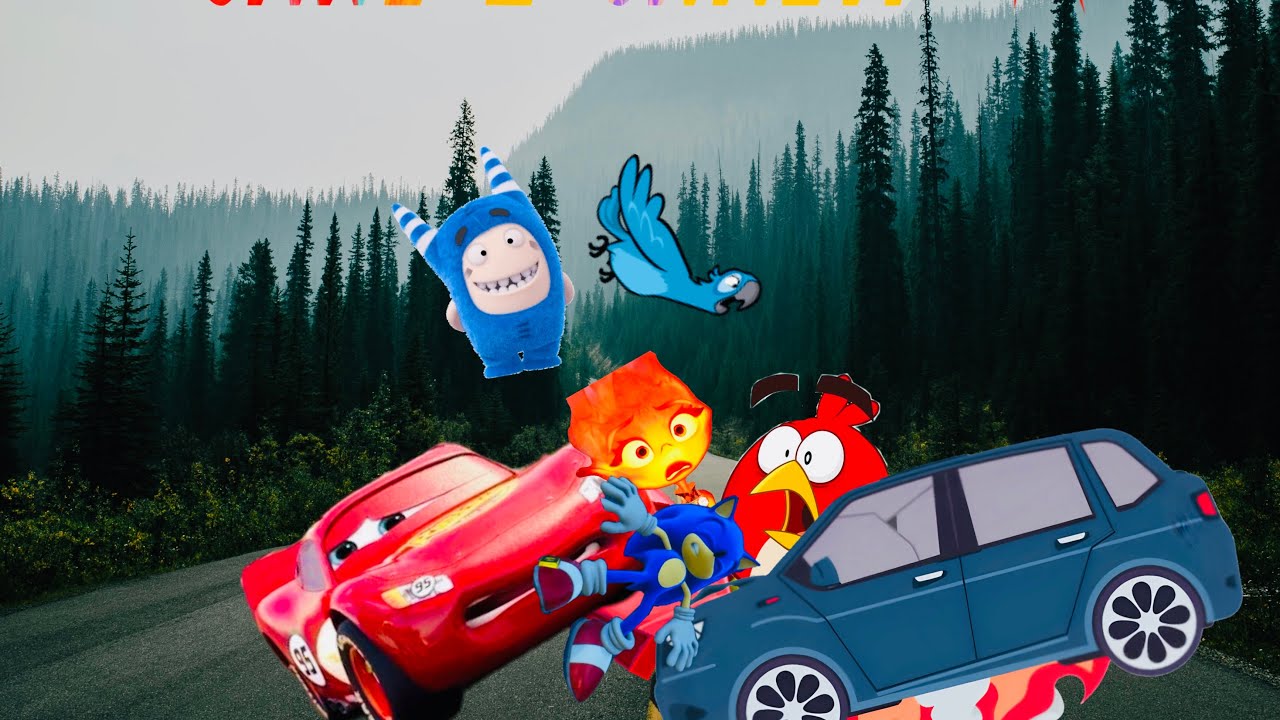 Cars 2 crash 💥 picsart - YouTube