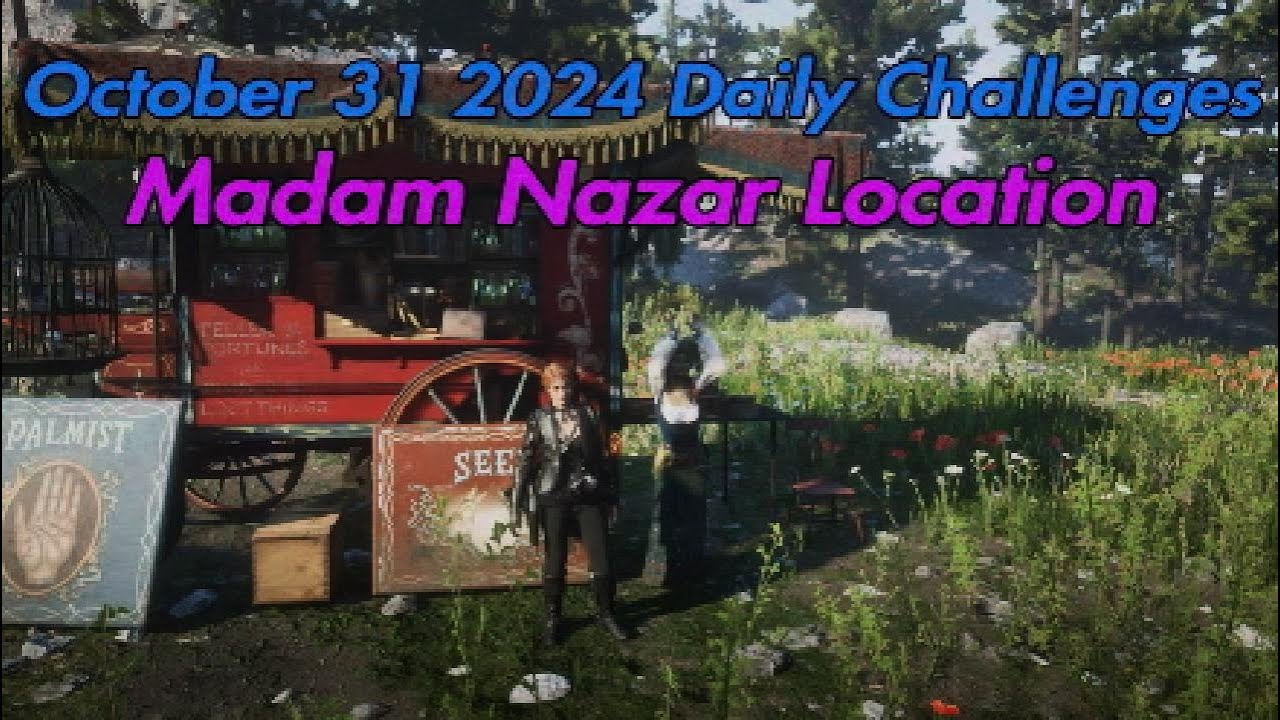 RDR2 Online Madam Nazar Location Daily Challenges October 31 2024 #rdr2 ...