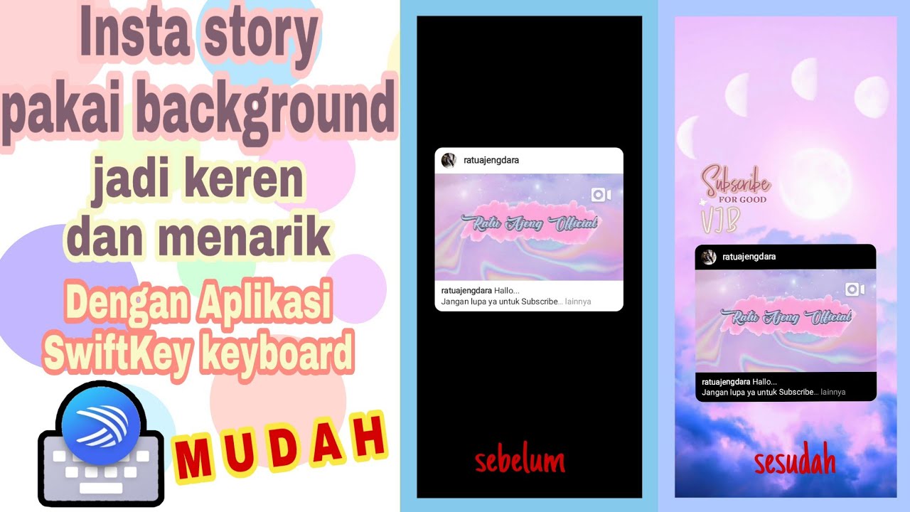 Cara membuat background instastory share repost di Instagram | Mudah ...