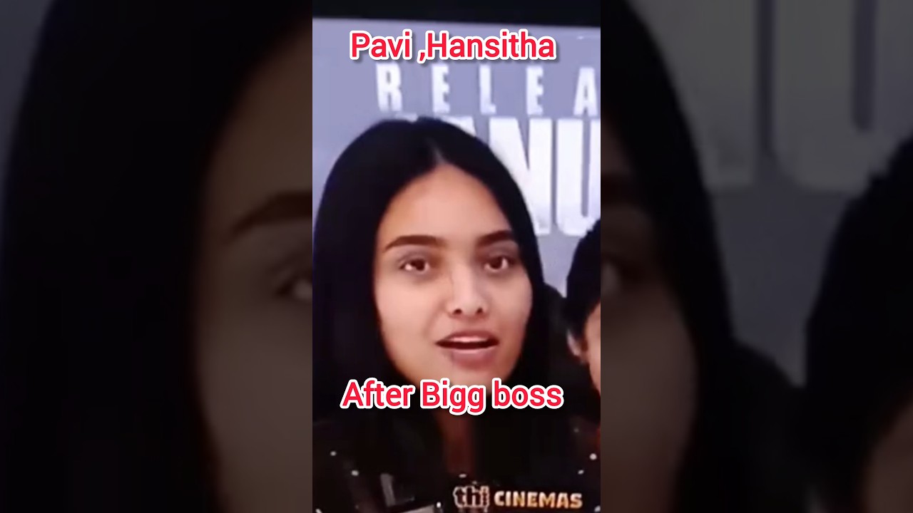 Bigg Boss Tamil season 8/Hansitha And Pavithra speech.reunion - YouTube