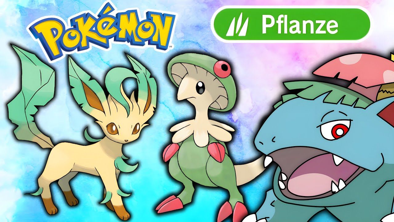 Top 10 beste Pflanzen Pokémon | Karmesin & Purpur - YouTube