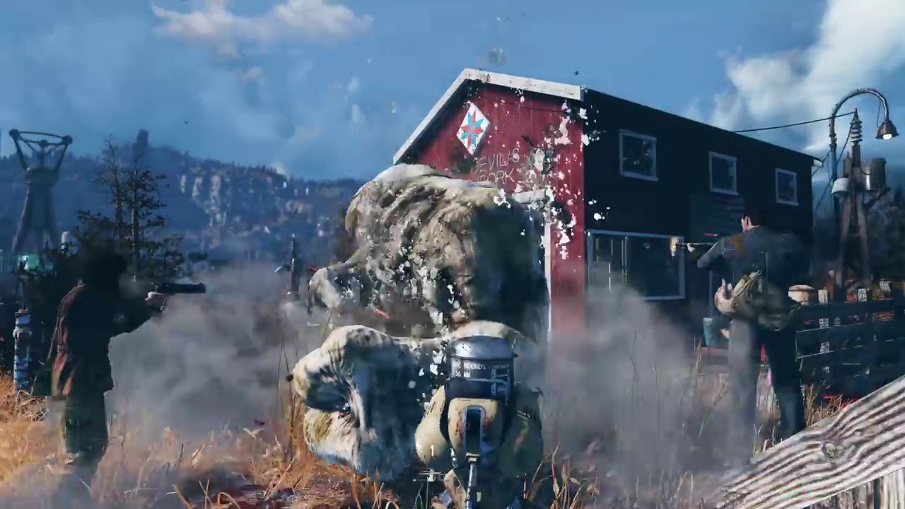 Fallout 76 A New American Dream! An Intro to C A M P Gameplay Video PS4 ...