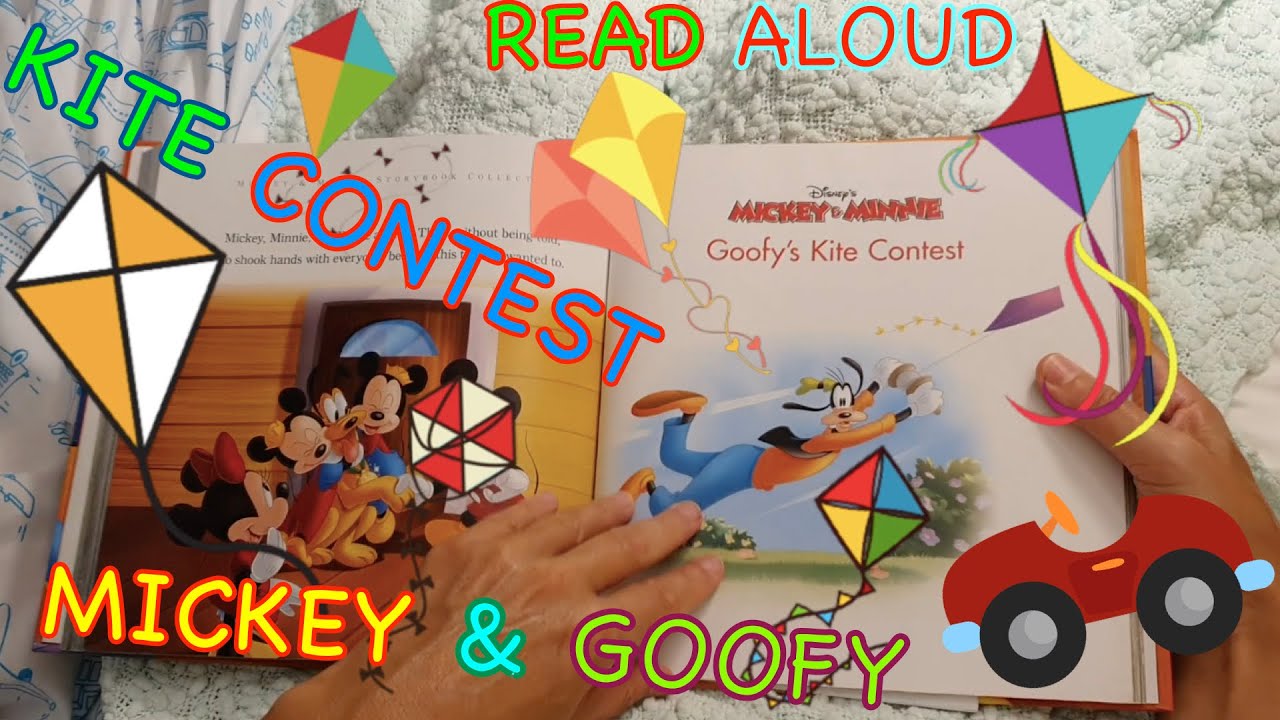 Mickey & Friends Read Aloud Story Book | Goofy's Flying Contest | Read ...