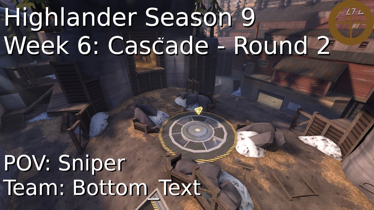 TF2 | Competitive ~ RGL Highlander Season 9 - Cascade Pt.2 - Sniper ...