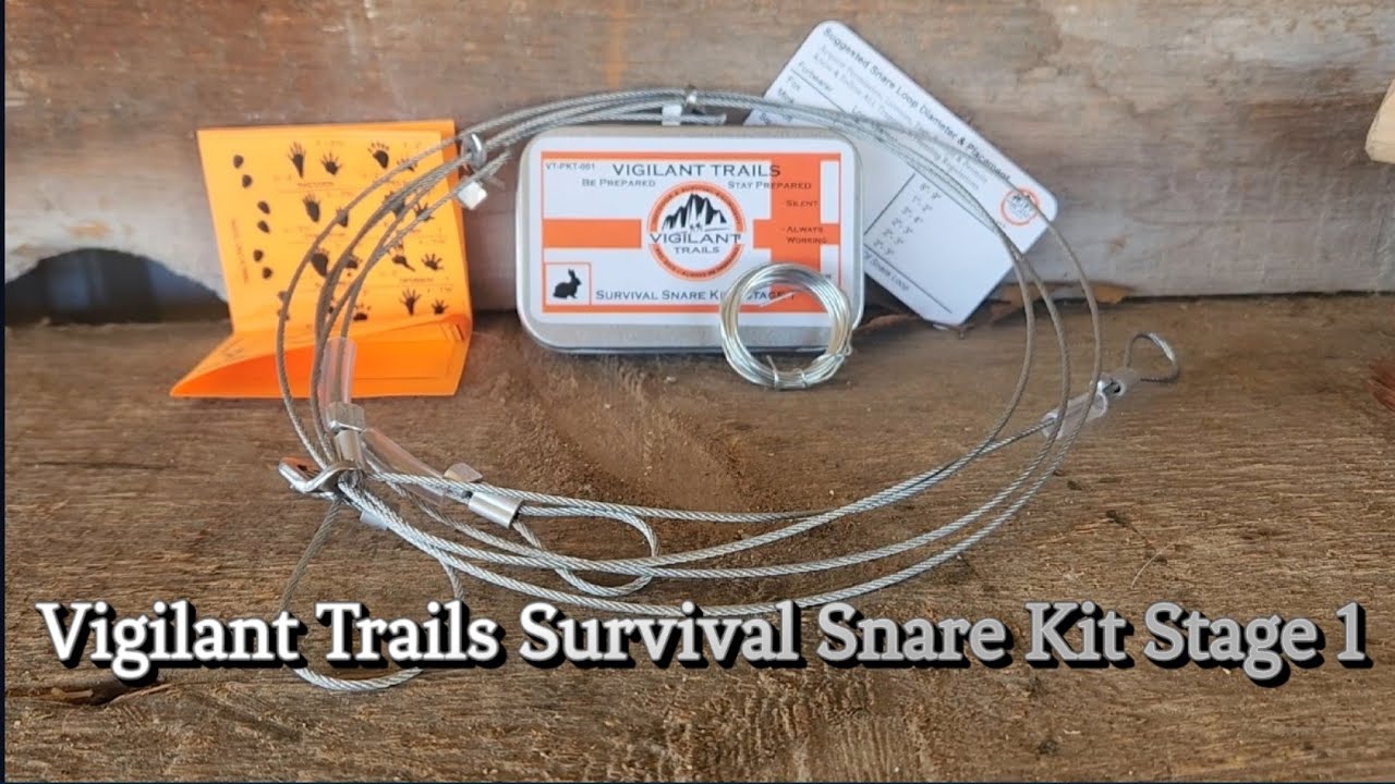 Vigilant Trails Survival Snare Kit Stage 1 - YouTube