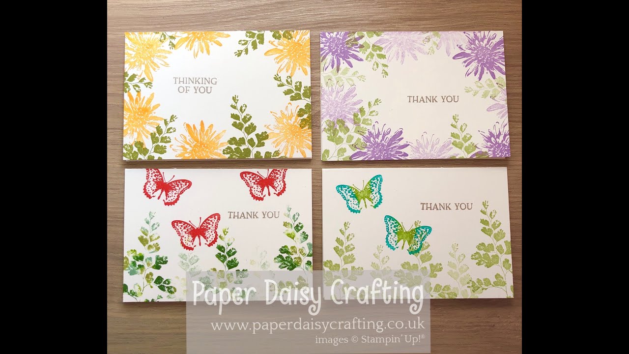 Stamp Around UK Video Hop - #SimpleStamping with 4 techniques - YouTube