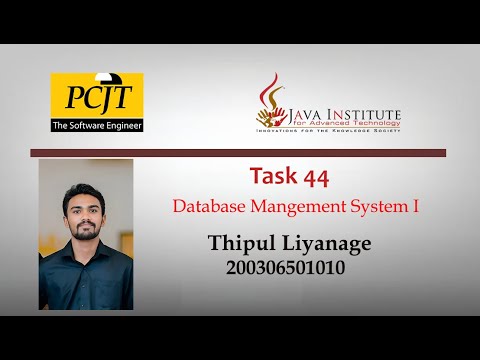 Task44 | How to create a database with DDL Query & how to create a table using the created ...