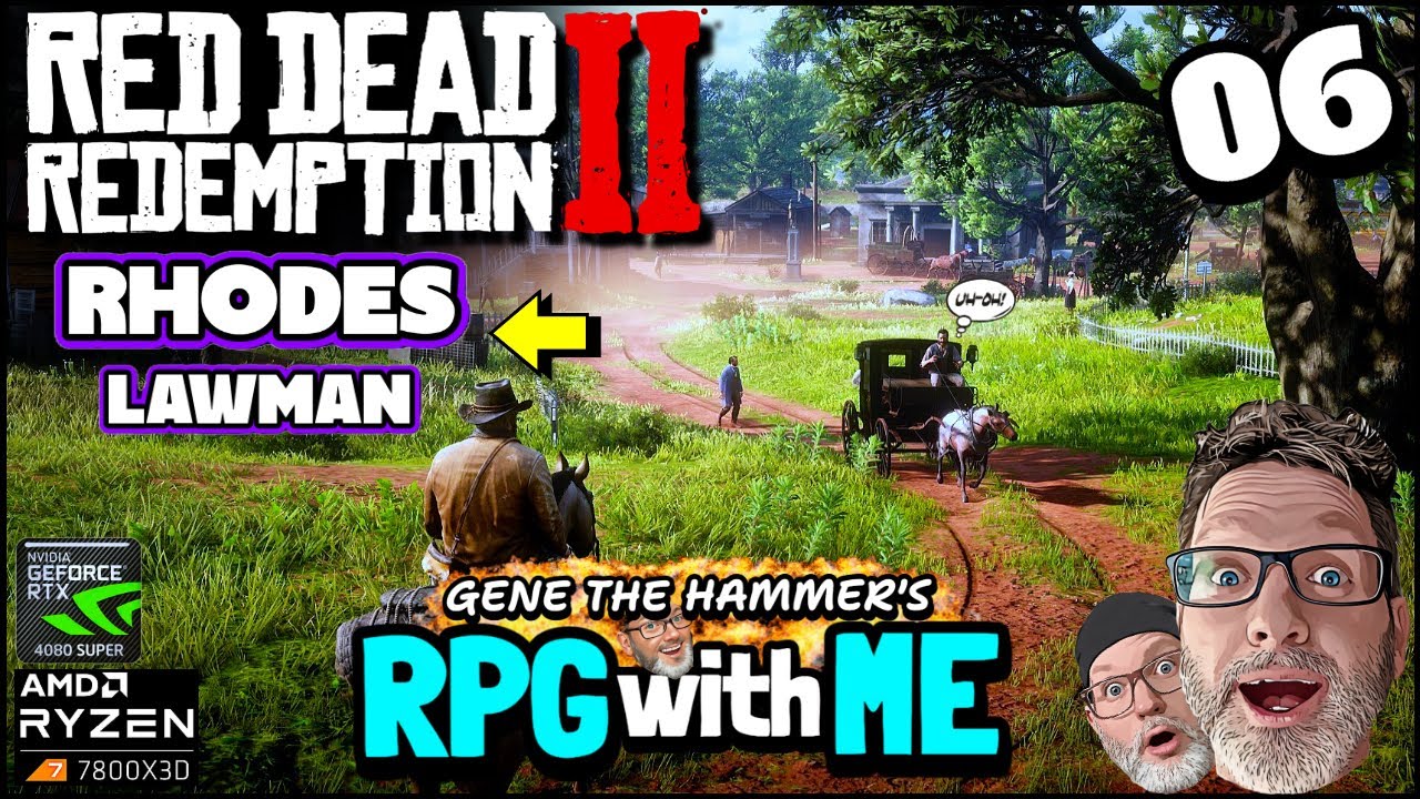 CHAPTER 3 RHODES NEW LAWMAN🔥RED DEAD REDEMPTION 2 LIVE #rdr2 #rpg #live ...