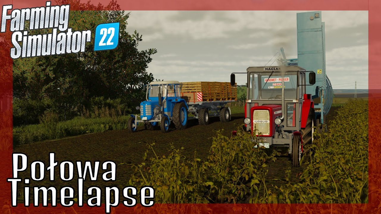 FS 22 Timelapse // Polowa // Sklizeň brambor v Polsku !? - YouTube