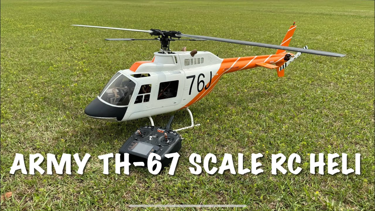 Scale RC Helicopter Bell Jet Ranger / TH-67 Creek - YouTube