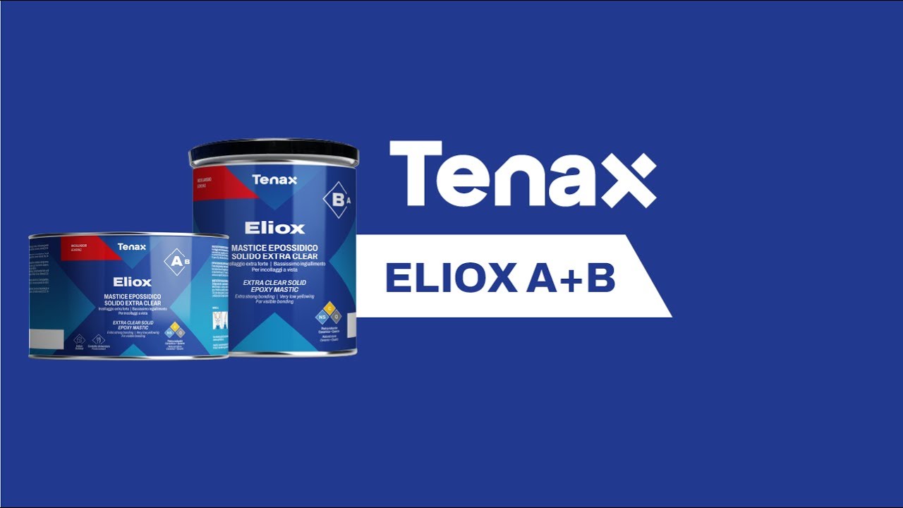 Tenax Eliox Tin | Extra Clear Solid Epoxy Mastic for Natural Stone ...