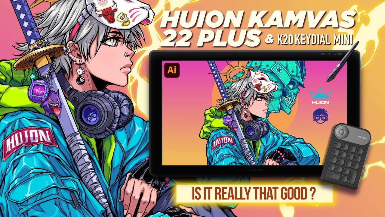 The Huion Kamvas 22 Plus Enhanced My Artwork—Here’s How! - YouTube