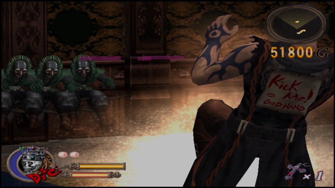 God Hand - stage 1-5 HARD KMS Yes Damage Gameplay - YouTube