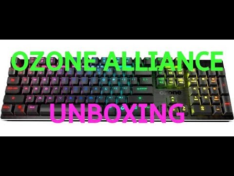 Ozone Alliance Keyboard Unboxing (gaming keyboard) - YouTube