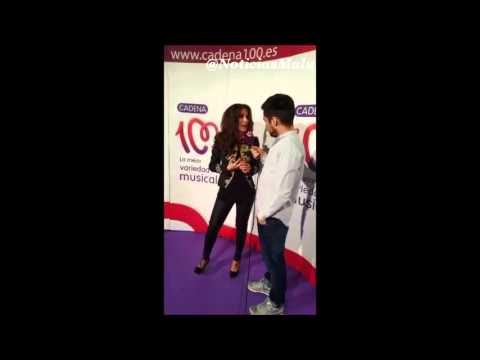 Malú - Entrevista Photocall - Periscope C100 | La Noche De Cadena 100 | 09/04/2016 | @NoticiasMalu