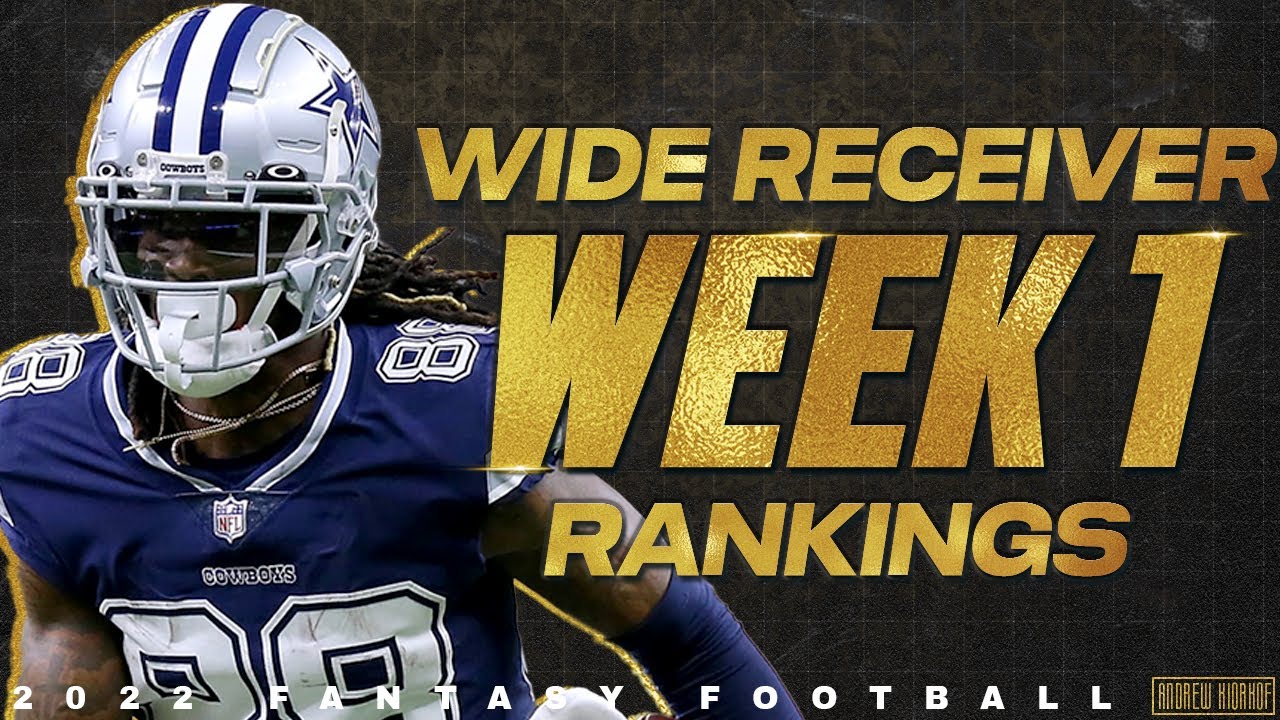 2022 Fantasy Football - Week 1 Wide Receiver Rankings - YouTube