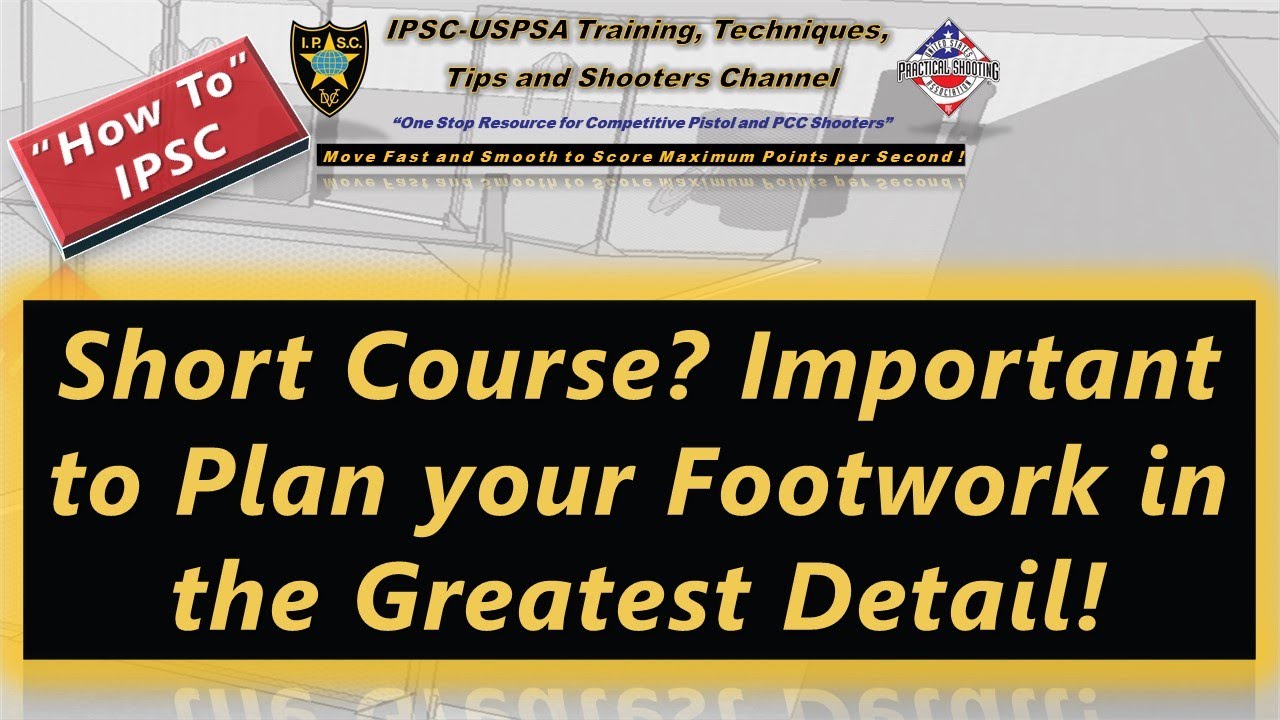 How To: Plan Your Footwork for IPSC Short Courses - YouTube