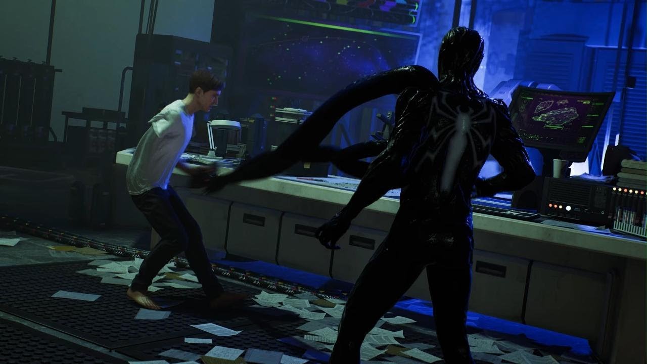 Marvel's Spider-Man 2: The suit begins to corrupt Peter - YouTube