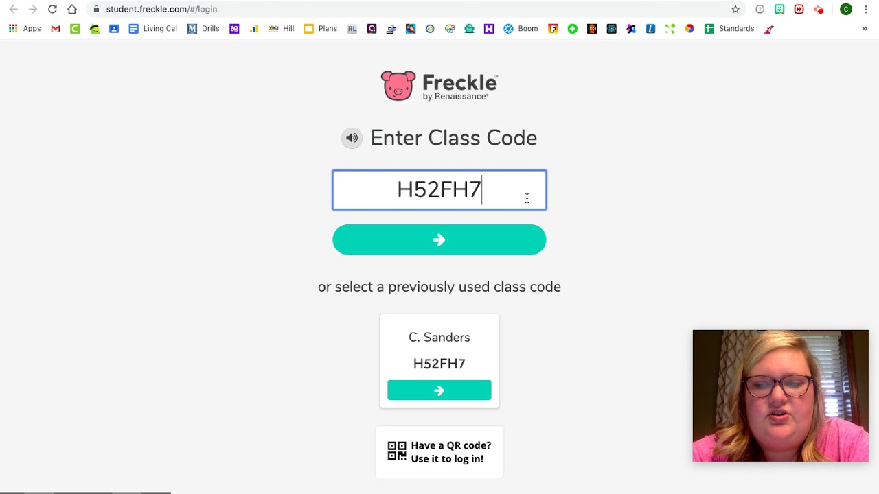 Freckle Login - Mrs. Sanders - YouTube