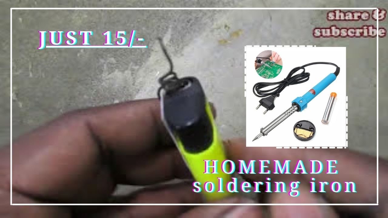 How to make soldering iron | DIY - YouTube