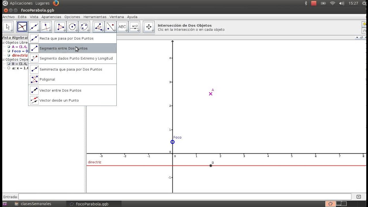 Foco y directriz de la parábola - YouTube