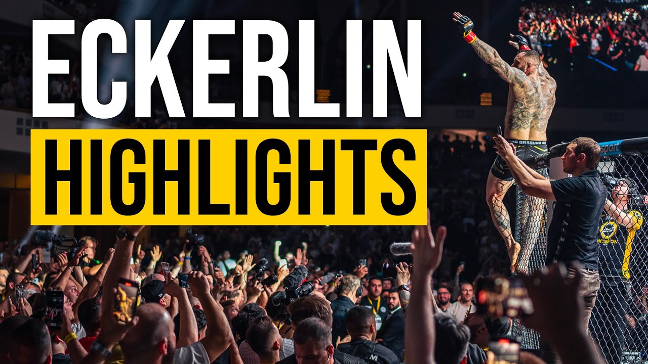 Highlights ECKERLIN letzte 3 Kämpfe vor OKTAGON MMA Oberhausen - YouTube