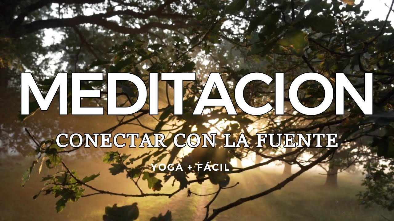 💫Meditación CONECTAR con la FUENTE UNIVERSAL // YOGA + FÁCIL 15 minutos ...