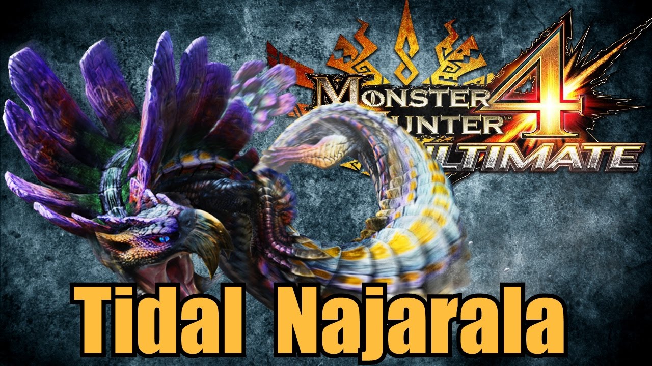 Monster Hunter 4 Ultimate - Tidal Najarala [Tips on Fighting It] - YouTube
