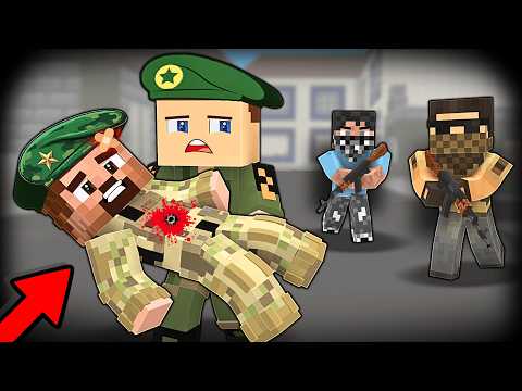 ŞEHİRDE SAVAŞ ÇIKTI, ASKER ARDA VURULDU! 😱 - Minecraft