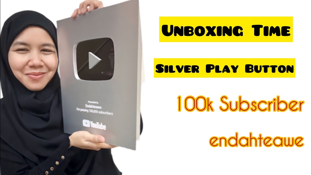 Unboxing Silver Play Button - YouTube