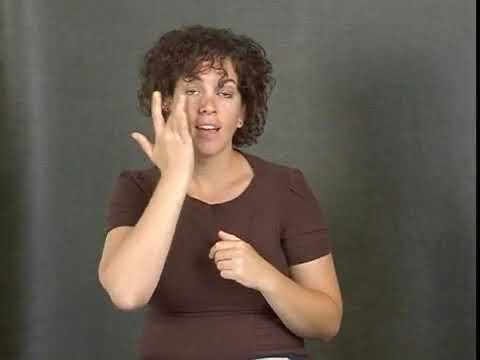 Sign Language: Glasses & Contacts - YouTube