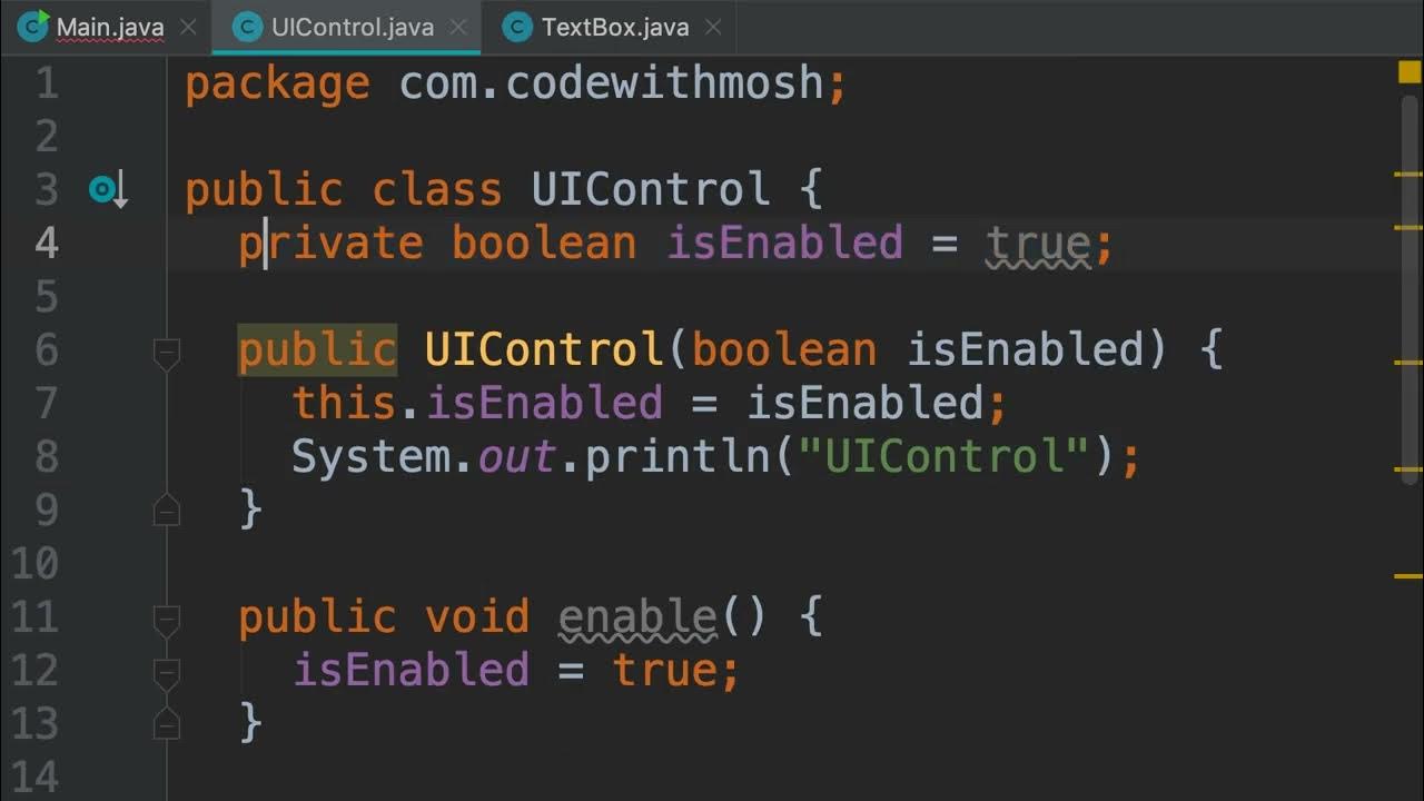 Java #94 - Access Modifiers [By Mosh Hamedani] - YouTube