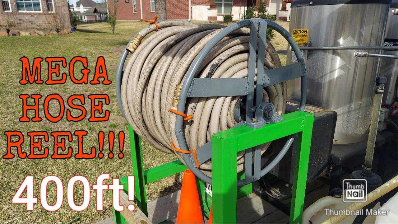 400 ft MEGA HOSE REEL - YouTube