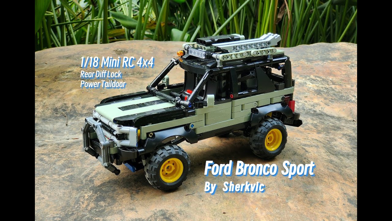 LEGO MOC Mini Ford Bronco Sport with Diff lock - YouTube