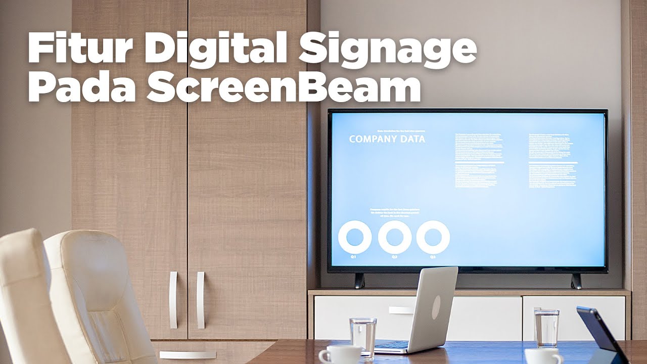 Fitur Digital Signage Pada ScreenBeam - YouTube