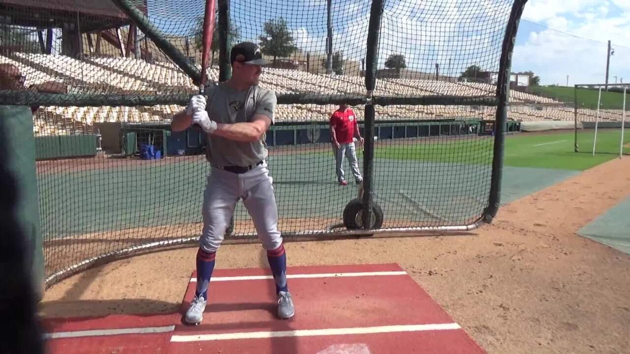Luke Ritter, INF, New York Mets — (2022 Arizona Fall League) BP - YouTube